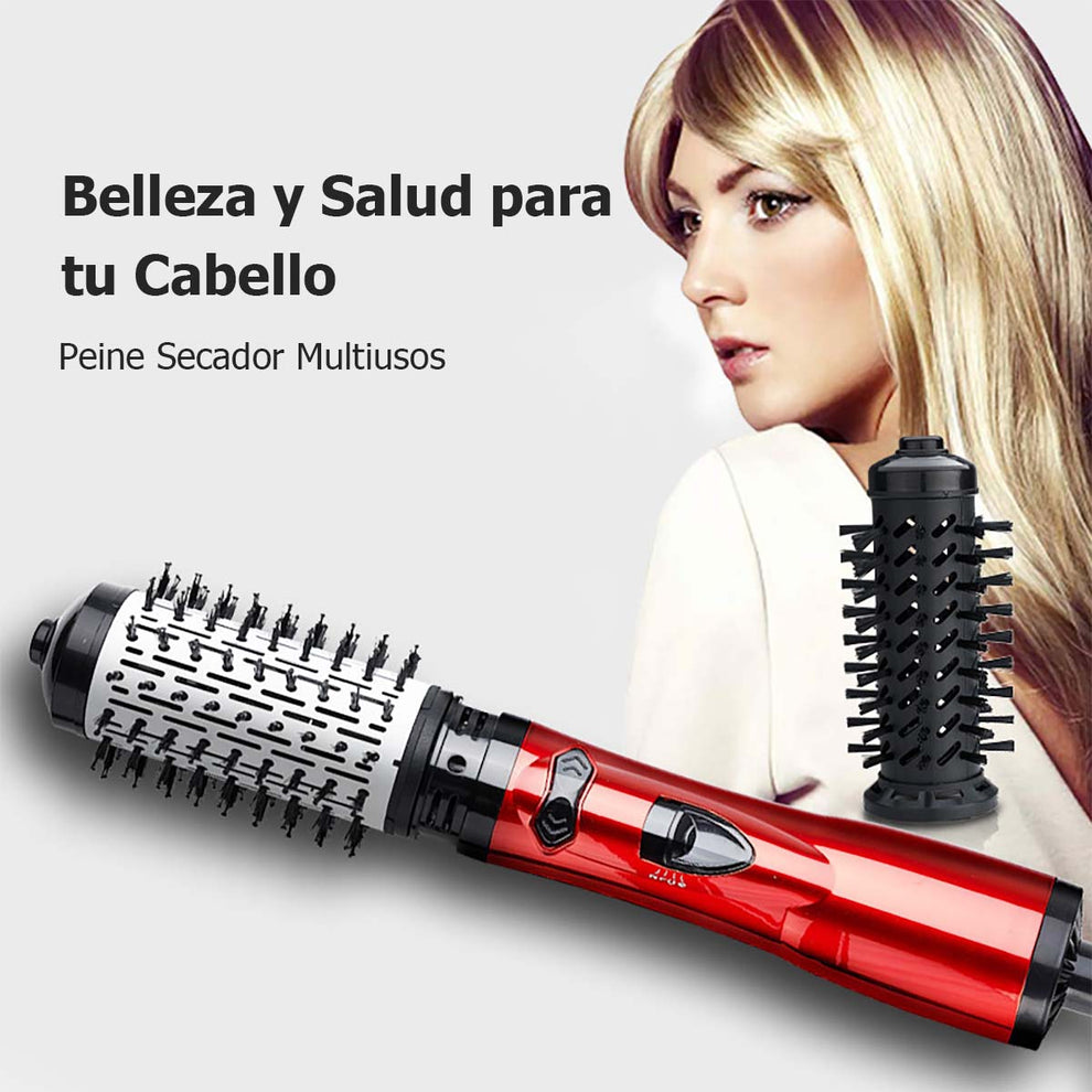 Cepillo de aire caliente 3 en 1 para rizado automático Cepillo de onda ...